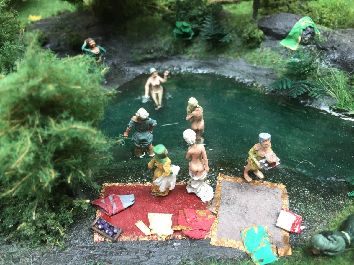 Part Three: Medieval Castle, Bathing Women – Pat's 1:72 Military Diorama's