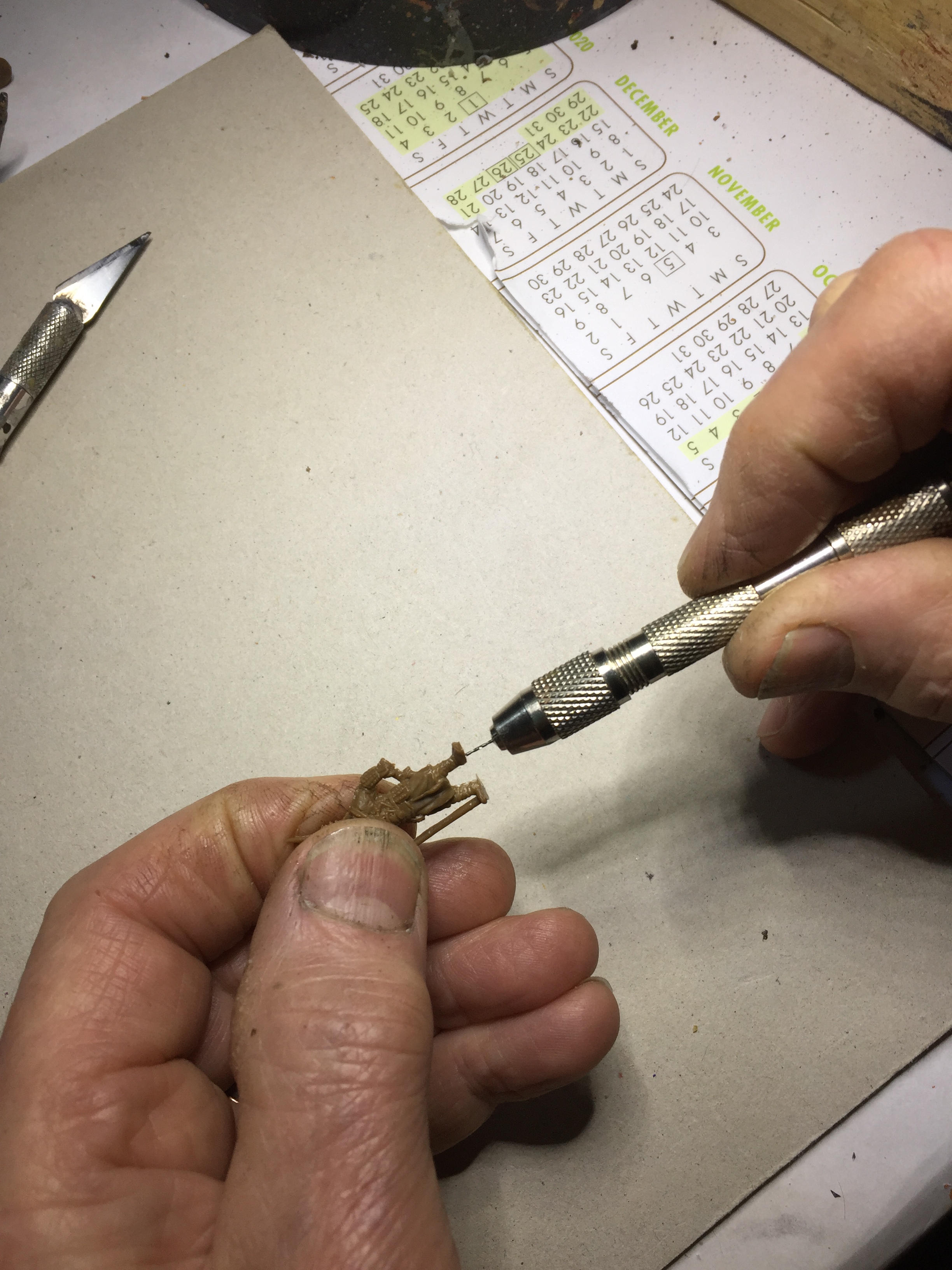 How To Pin Figures – Pat's 1:72 Military Diorama's