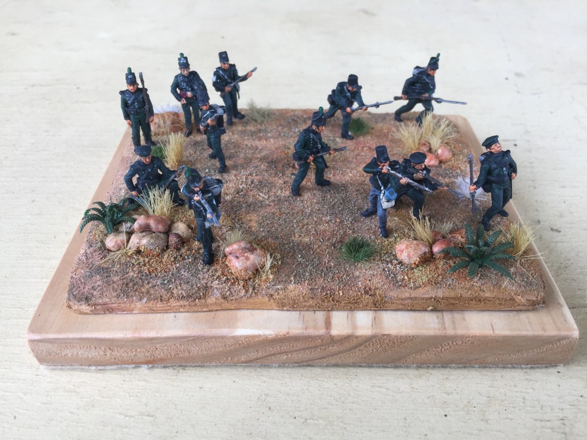 95 th Rifles – Pat's 1:72 Military Diorama's